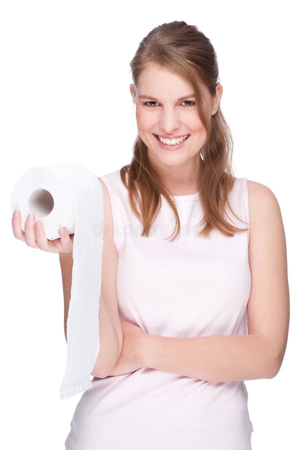 118 Lady Holding Toilet Paper Stock Photos - Free & Royalty-Free Stock ...