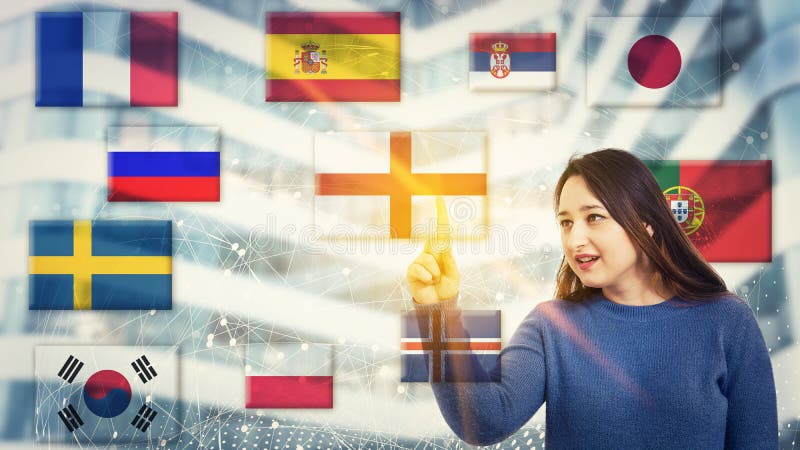 Speaking many languages stock photo. Image of flag, discussion - 139192082