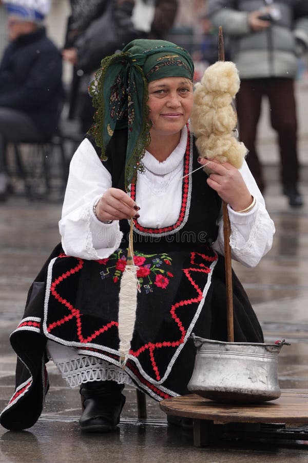 Woman in Traditional Masquerade Costume Editorial Image - Image of ...