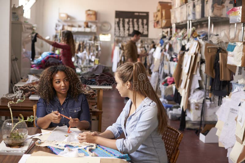 Customers and Staff in a Busy Clothes Shop Stock Image - Image of mixed ...