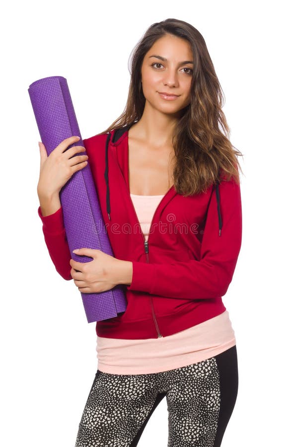 Woman in Training Suit Isolated Stock Image - Image of model, diet ...