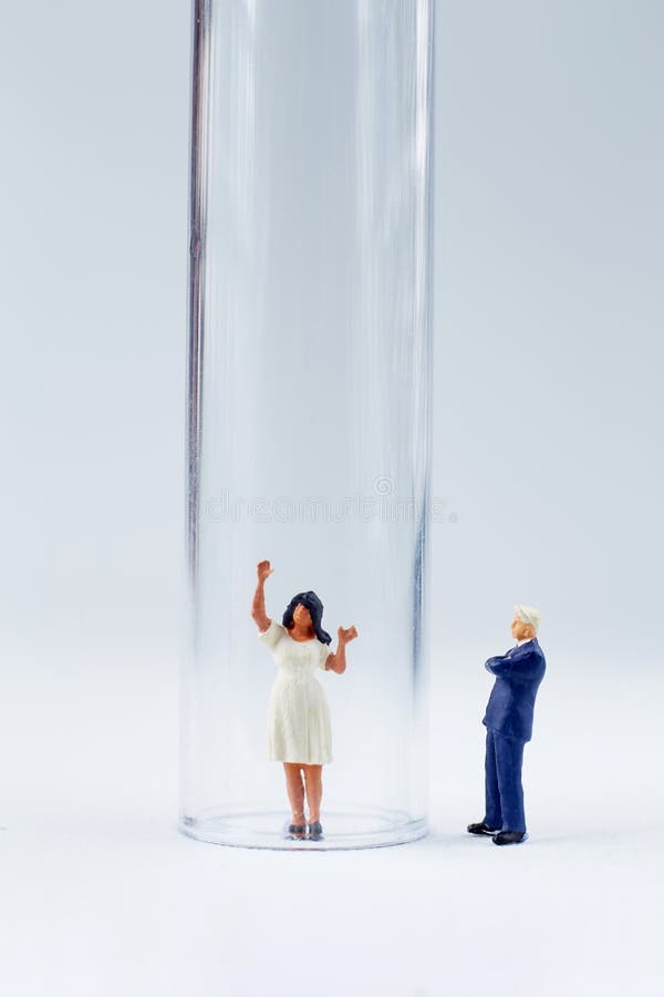 Woman trapped stock image. Image of mouth, expression - 74312801