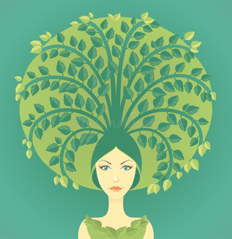 Woman Tree Life Stock Illustrations – 12,327 Woman Tree Life Stock ...
