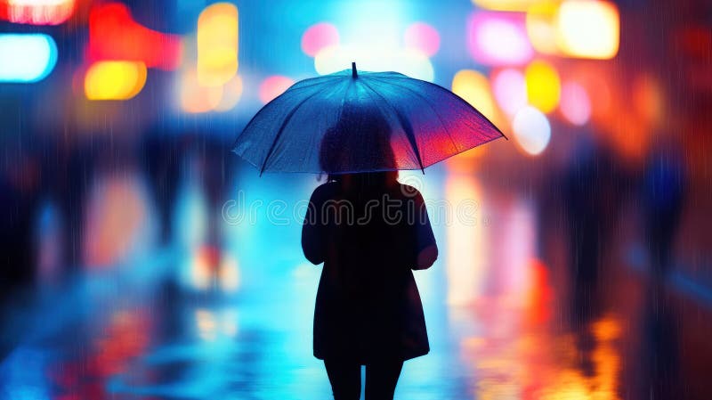 155 Blurry Woman Silhouette Rain Stock Photos - Free & Royalty-Free ...