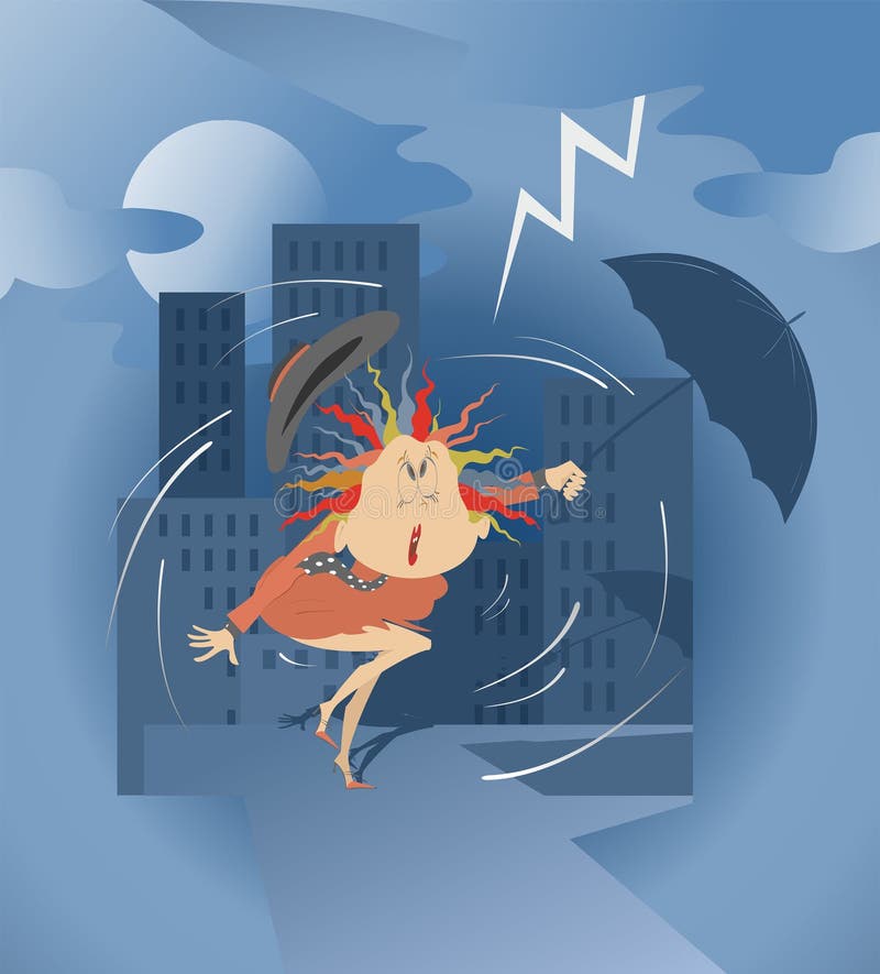 Scared Thunderstorm Stock Illustrations 89 Scared Thunderstorm Stock