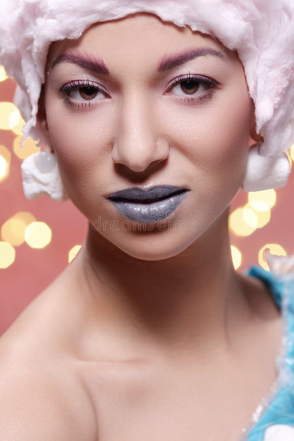 Woman in unusual dress stock image. Image of people, african - 67107231