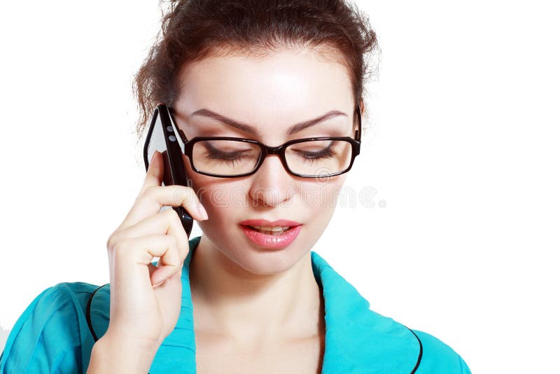 Woman use cell phone stock photo. Image of cell, close - 36449500