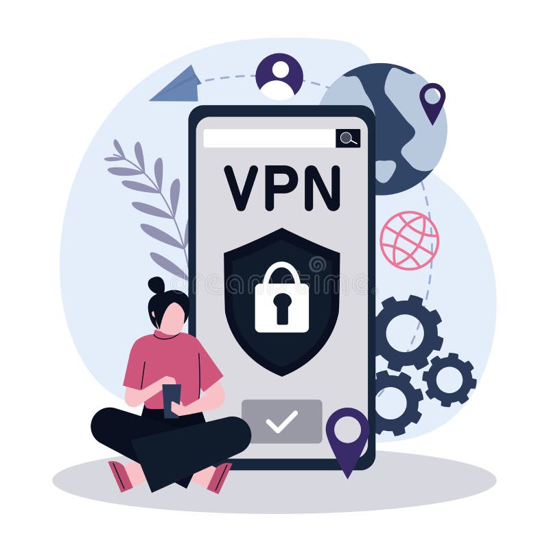 Sad Woman with Phone Addiction. Lady Sits Behind Bars. Female User ...