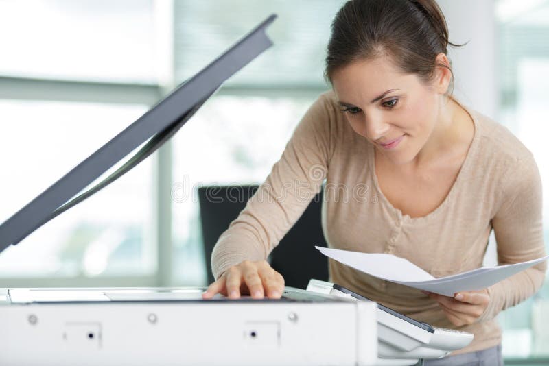 476 Woman Secretary Copy Machine Stock Photos - Free & Royalty-Free ...
