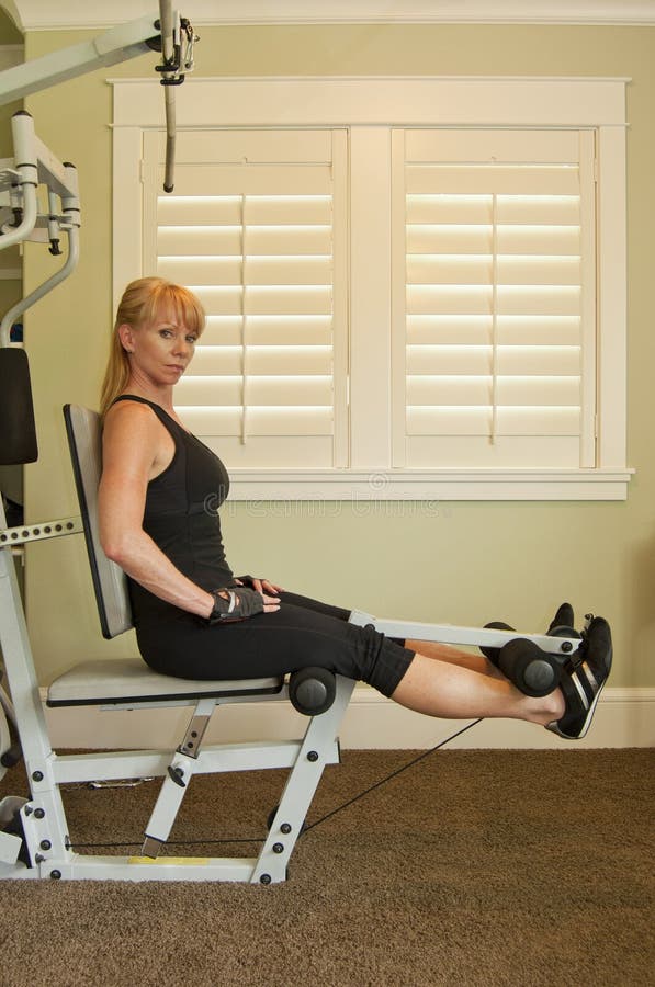 Woman using barbeque grill stock photo. Image of grill - 21189268