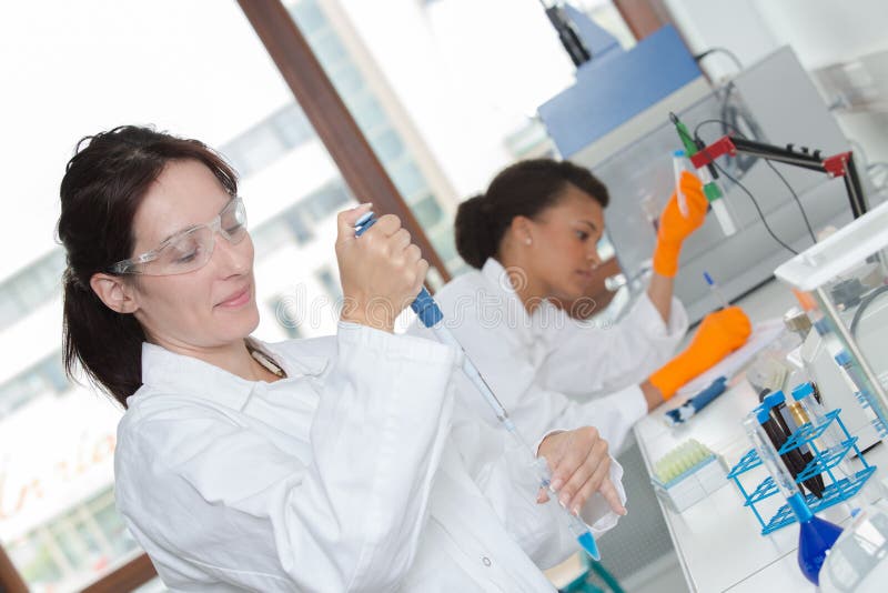 Using Pipette for Pcr Processing in Microbiological Laboratory Stock ...