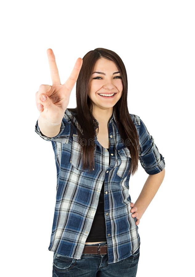 Woman victory stock image. Image of raised, success, excitement - 19473515