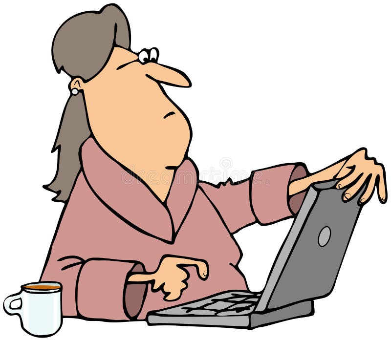 Woman With Low Hanging Breasts Stock Illustration Illustration Of