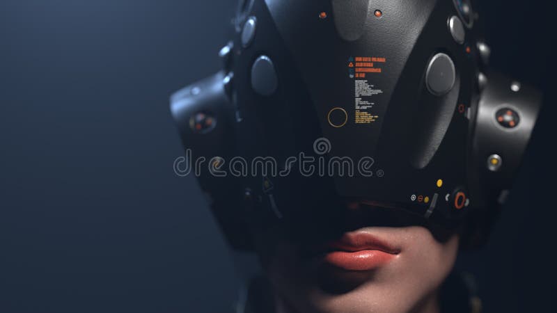 Woman Vr Helmet Stock Illustrations – 903 Woman Vr Helmet Stock ...