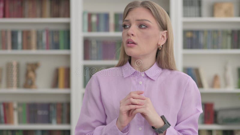 Woman Waiting while Checking Watch on Smartwatch Stock Image - Image of ...