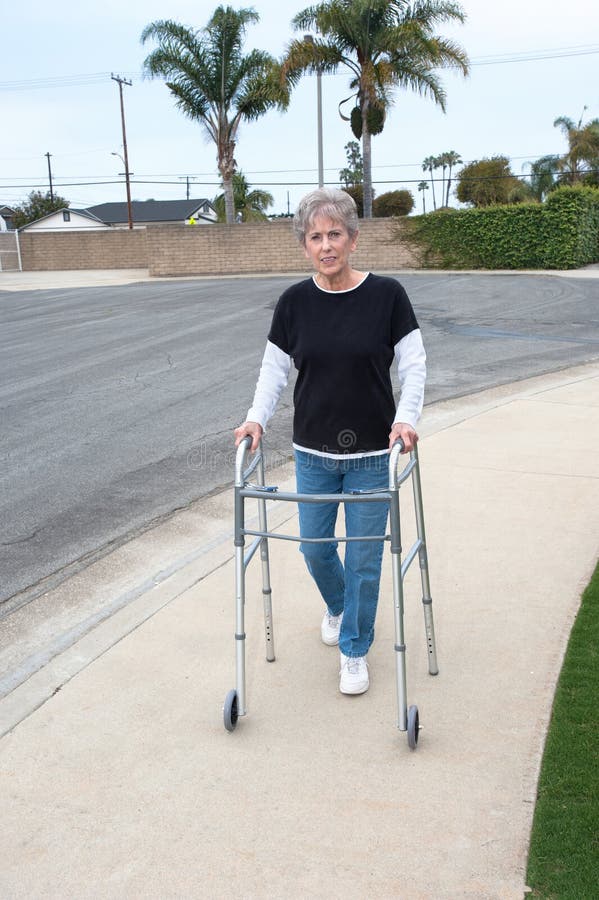 Assisted walking stock photo. Image of senior, limping - 7774444