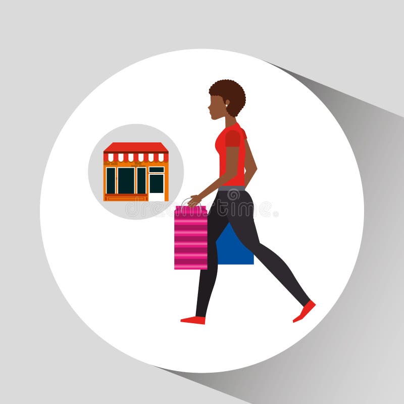 Shopping store icon stock illustration. Illustration of concept - 74214172