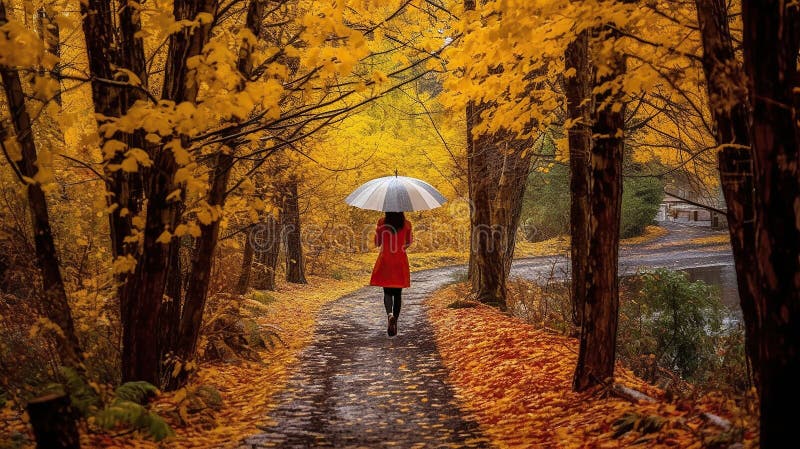 Fall Walking Path Stock Illustrations – 298 Fall Walking Path Stock ...