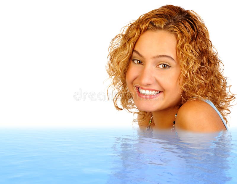 Woman in water stock image. Image of skin, beautiful, body - 2090115