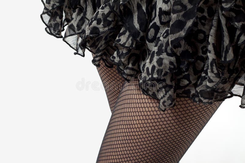 Young Woman in Black Basque and Stockings Stock Image - Image of sultry ...