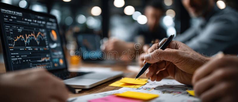 A Woman Wearing Glasses is Looking at a Computer Screen Stock Image ...