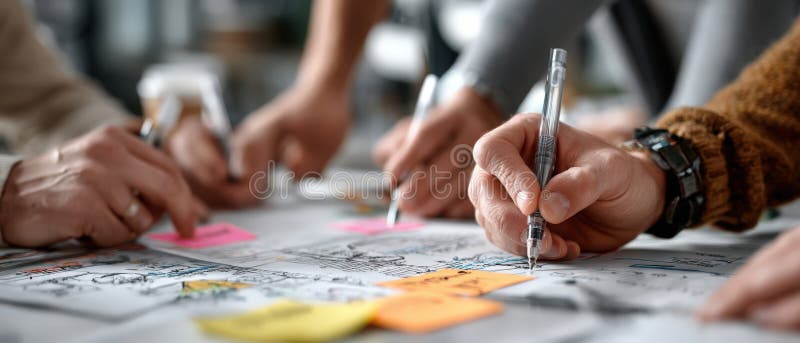 A Woman Wearing Glasses is Looking at a Computer Screen Stock Photo ...