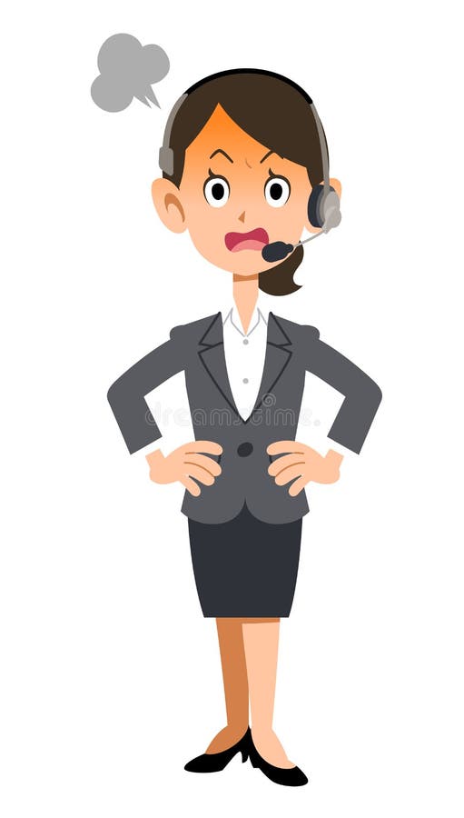 Angry Operator Stock Illustrations – 158 Angry Operator Stock ...