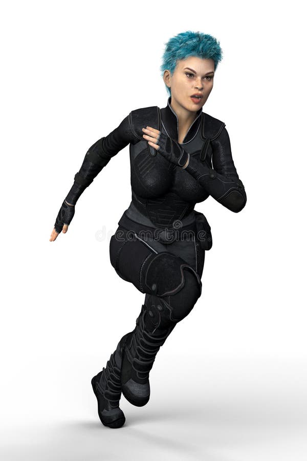 Female Science Fiction Officer Stock Illustrations – 238 Female Science ...