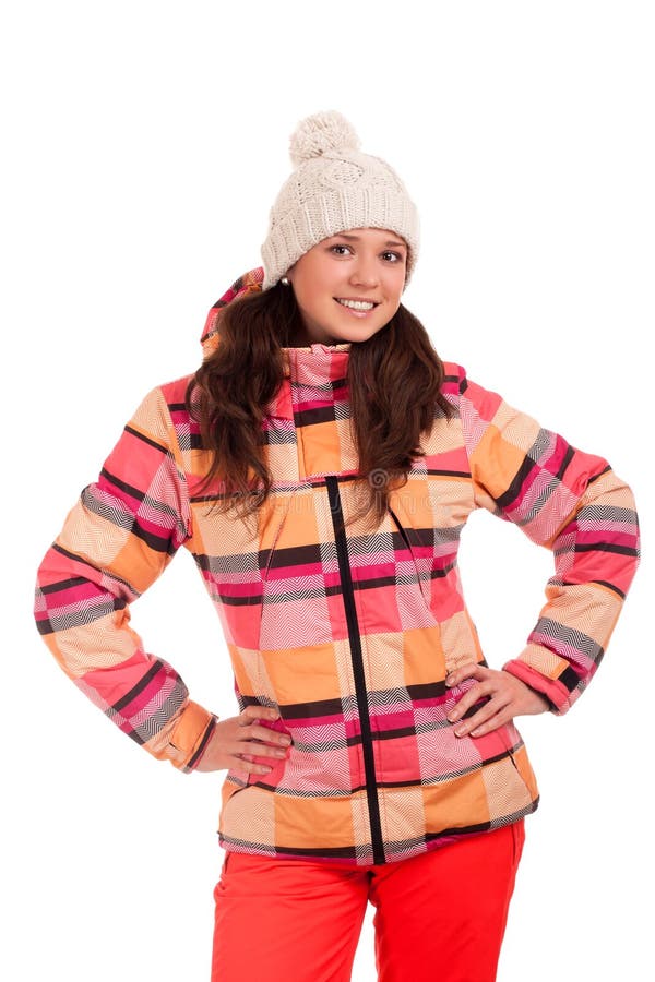 Woman wearing warm clothes stock image. Image of lady - 28357801