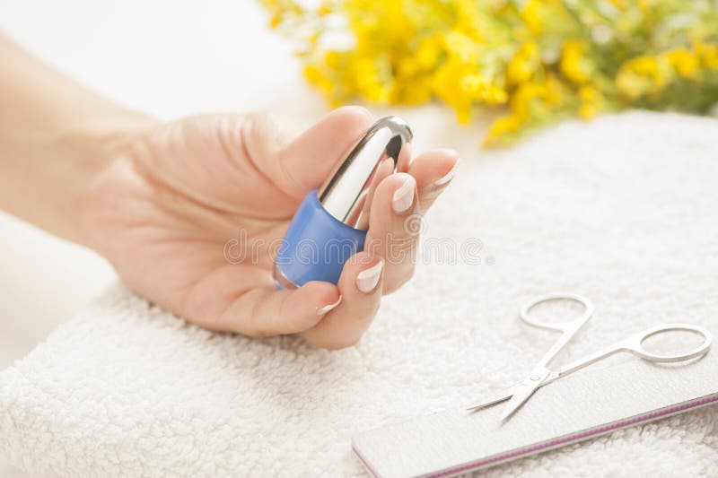 Woman with Well Manicured Nails Stock Photo - Image of fashion, color ...