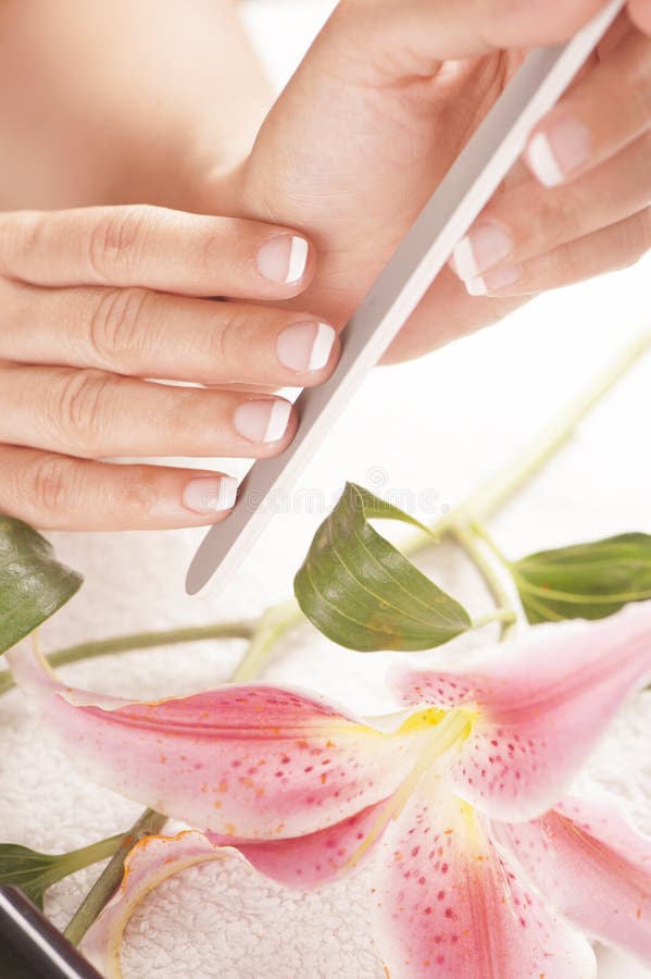 Woman with Well Manicured Nails Stock Image - Image of care, classy ...