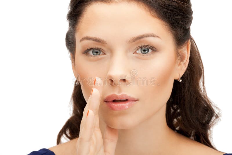 Woman whispering gossip stock photo. Image of human, funny - 40077376