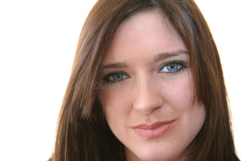 Woman on White Background stock photo. Image of friendly - 1885426