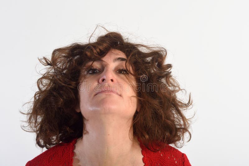 Woman who disheveled, stock photo. Image of middle, adult - 116389666