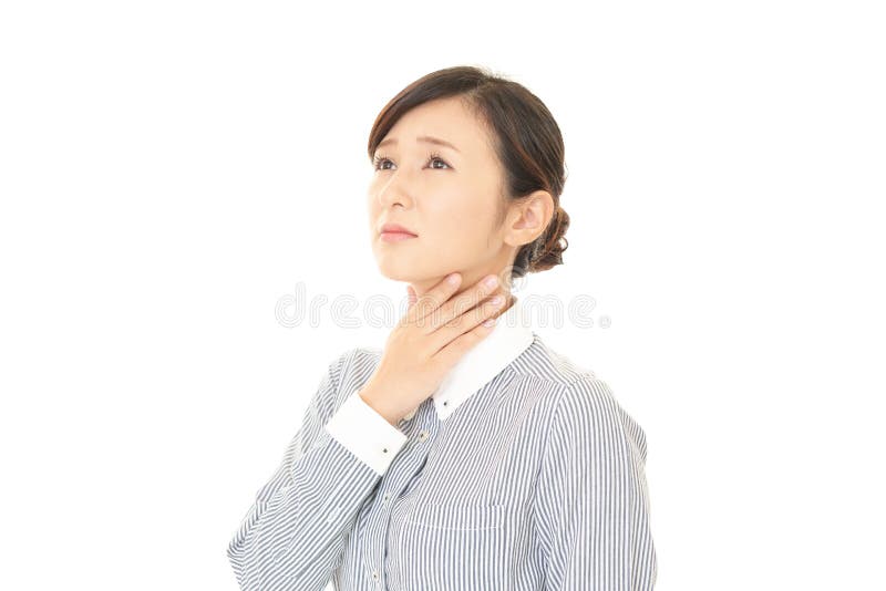Woman got a cold stock image. Image of infection, illness - 146187643