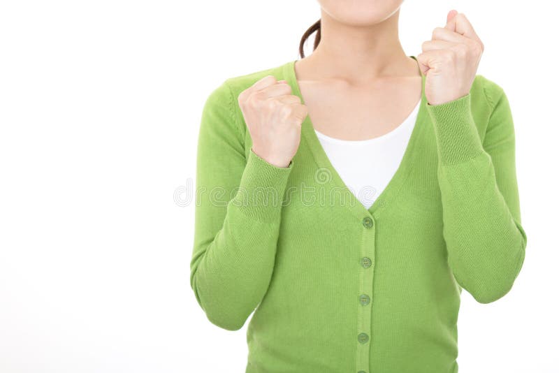 Happy woman stock image. Image of gratification, happiness - 122161277