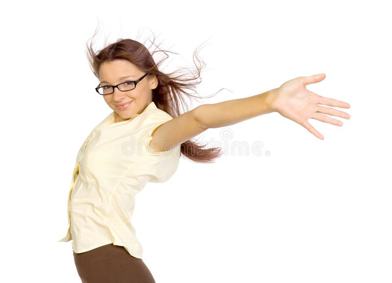 Woman In The Wind Royalty Free Stock Image - Image: 2194296