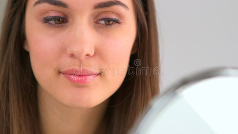 Woman Winking Eye and Showing Ok Gesture with Hand Stock Footage ...