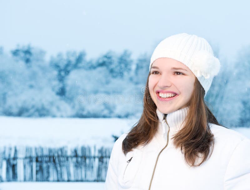 Woman in winter clothing stock photo. Image of people - 7389954