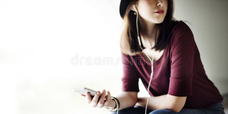 Woman Women Connection Digital Device Internet Concept Stock Photo ...