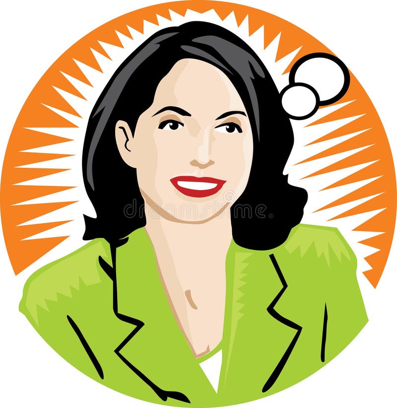 Woman wondering stock vector. Illustration of wondering - 16583420