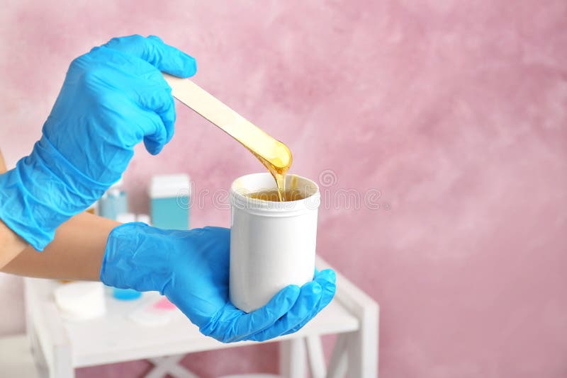 Woman with Wooden Stick and Sugaring Paste Indoors Stock Photo - Image ... Woman with Wooden Stick and Sugaring Paste Indoors Stock Photo - Image ...