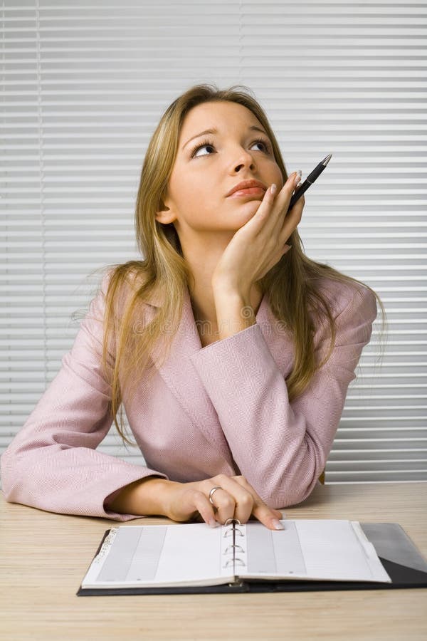 Woman at work stock image. Image of formalwear, desk, counsel - 1865987