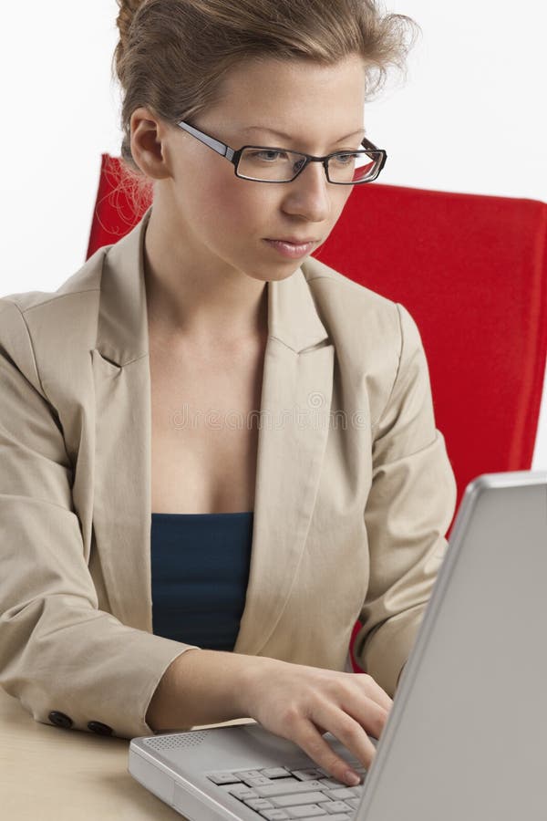 Woman at work stock photo. Image of appealing, busy, everyday - 23814864