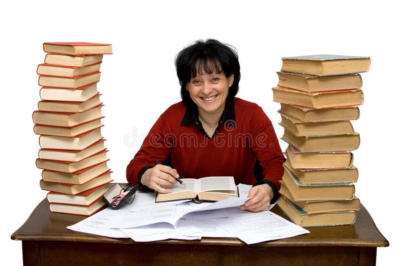 Woman at work stock photo. Image of manager, business - 4289530
