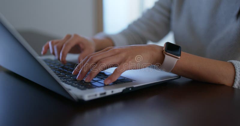 Woman work on computer stock image. Image of professional - 142737593