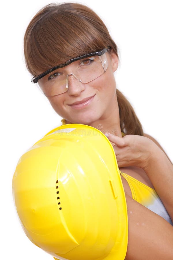 Woman worker stock image. Image of improvement, carpenter - 16170051