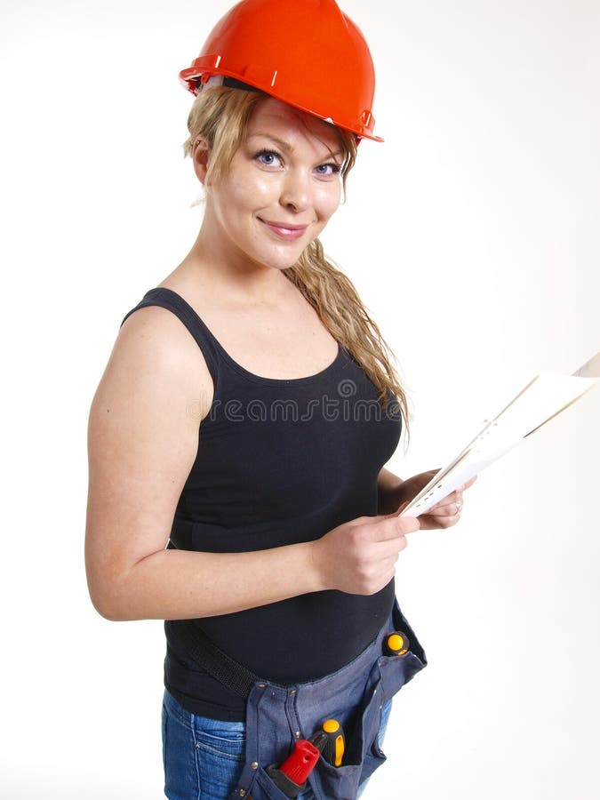 Woman working stock photo. Image of machinery, operating - 14454344