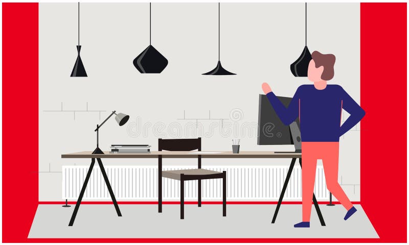 Woman Working Alone Laptop Stock Illustrations – 206 Woman Working ...