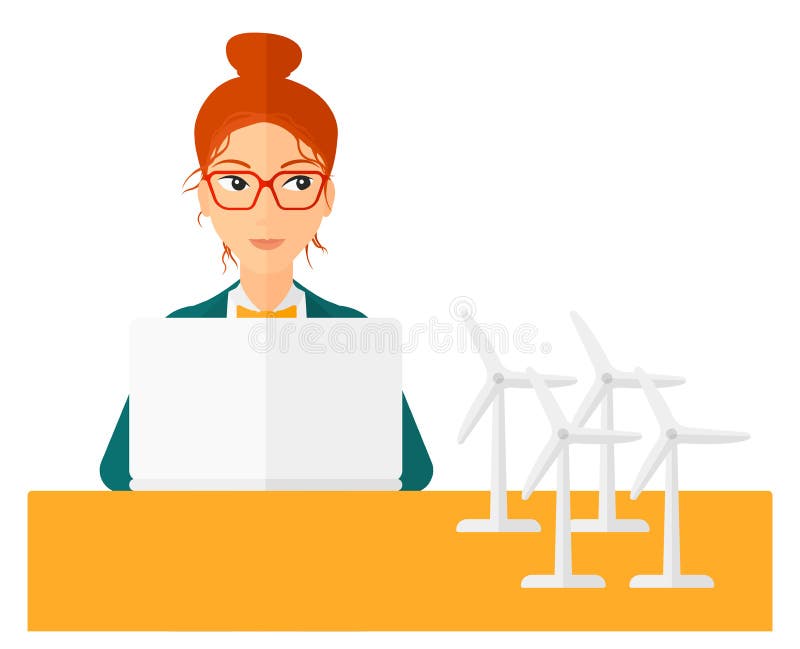 Character Wind Turbine Stock Illustrations – 1,287 Character Wind ...